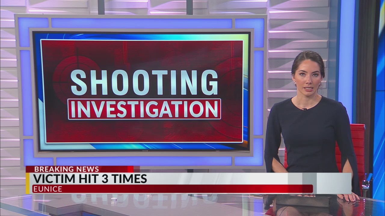 Eunice Police on the scene of a shooting where victim was hit 3 times ...
