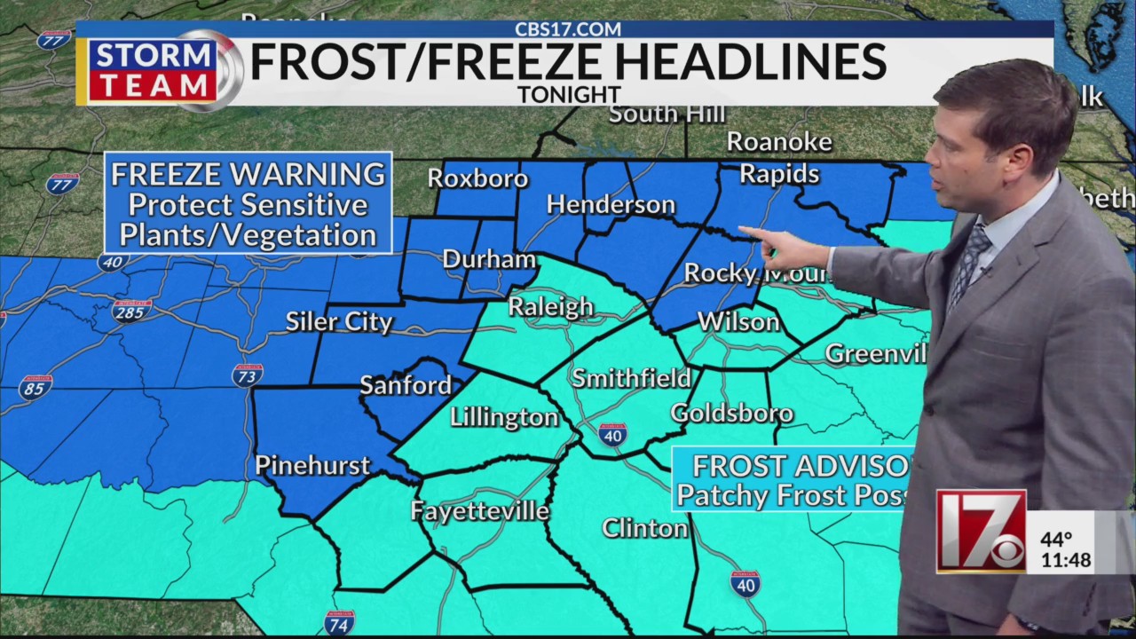 Lance Blocker’s Monday weather forecast – CBS17.com