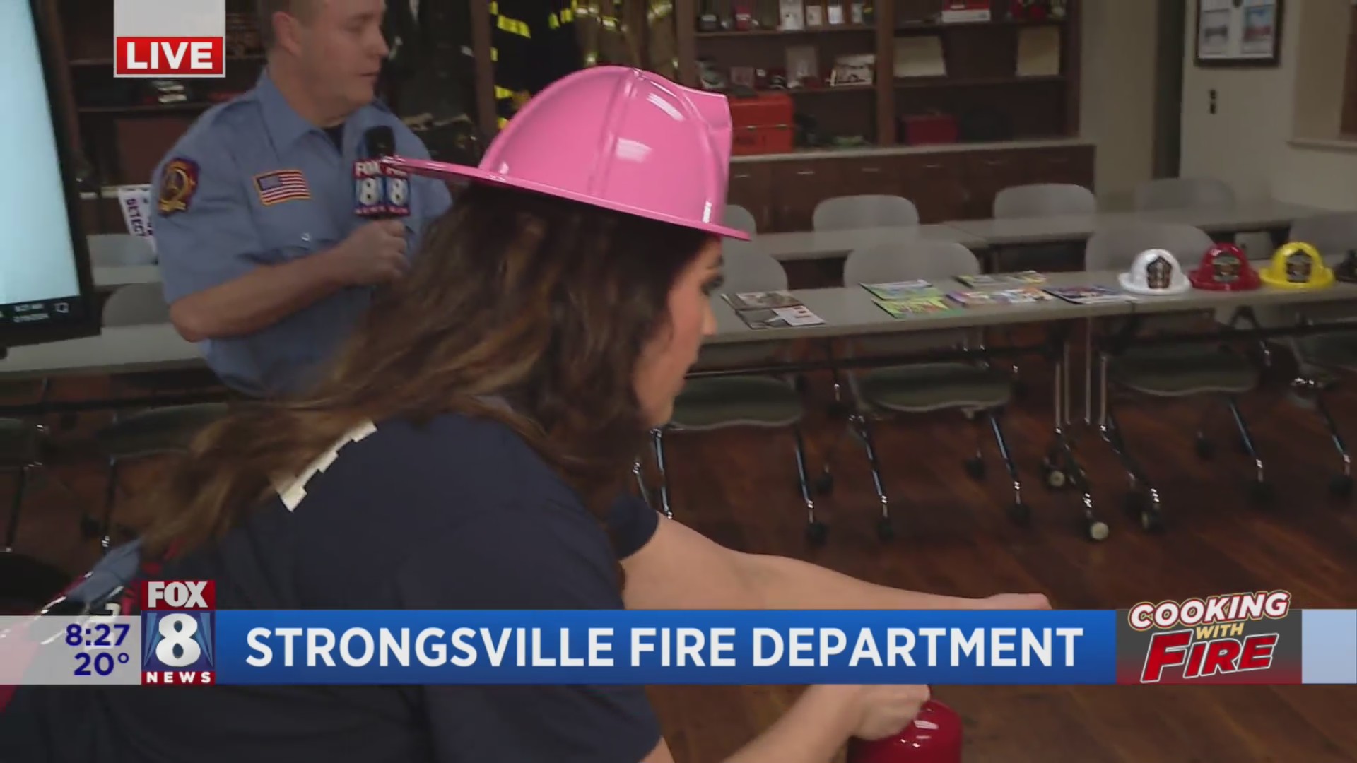 Cooking with Fire: Kristi sharpens her fire fighting skills at ...