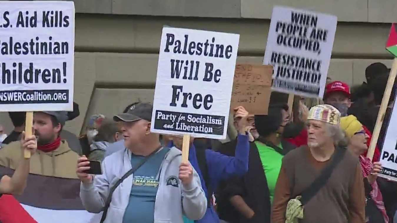 Pro-Palestine protest wraps up in downtown Portland – KOIN.com