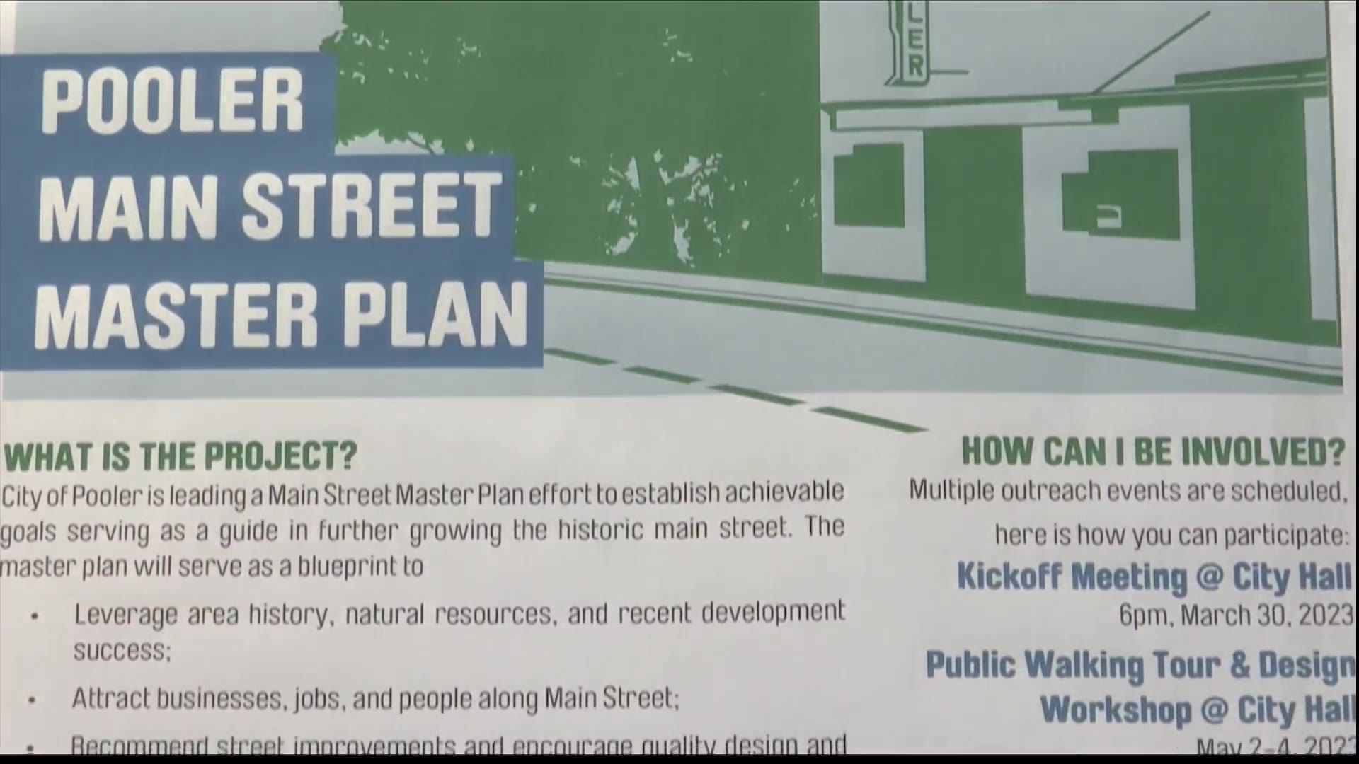 City of Pooler asks for input on Main Street revitalization plan – WSAV-TV