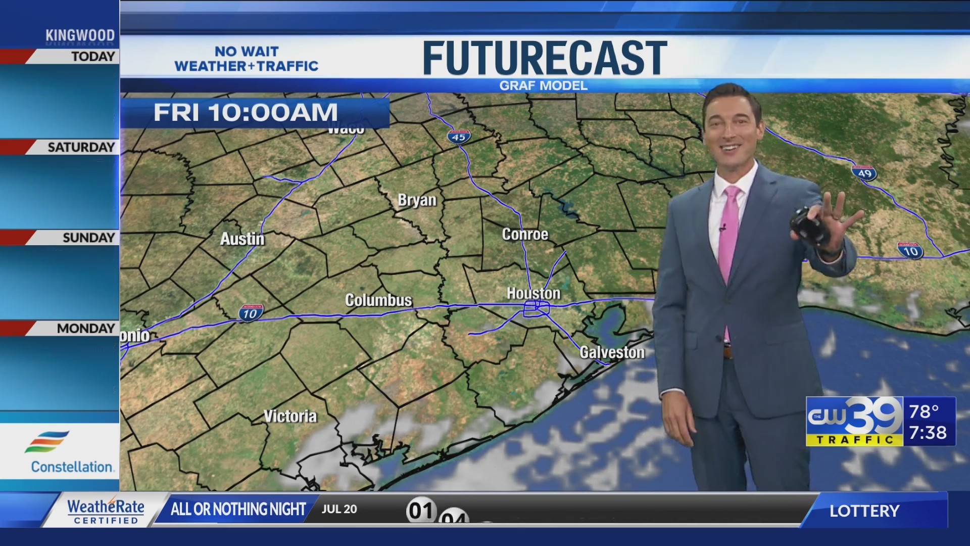What made Adam laugh on-air while covering weather? | CW39 Houston ...