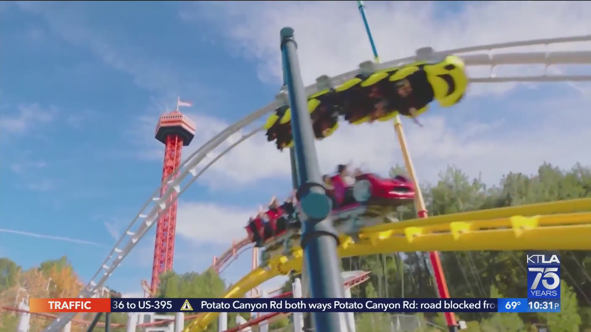 Teen removed from Magic Mountain ride due to disability – KTLA