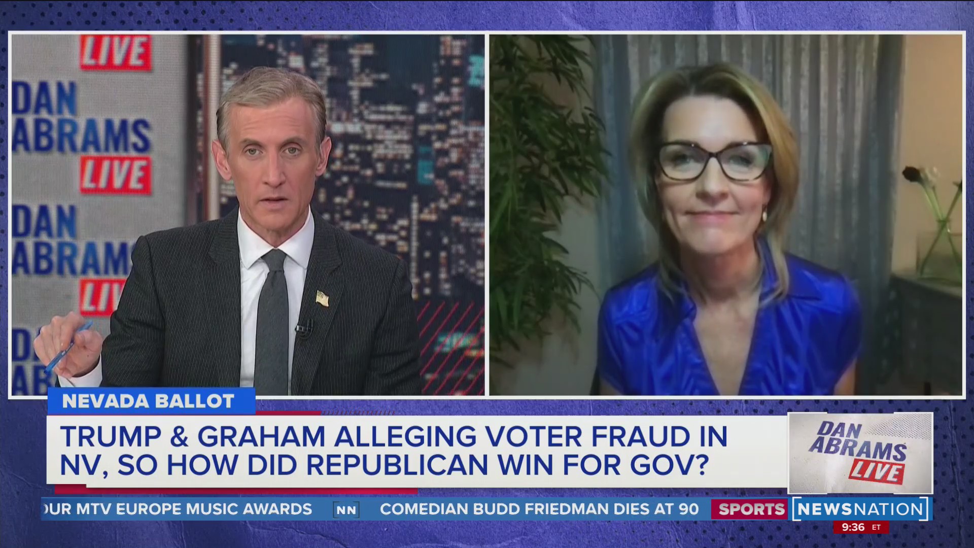 Trump and Graham allege voter fraud in Nevada | Dan Abrams Live ...