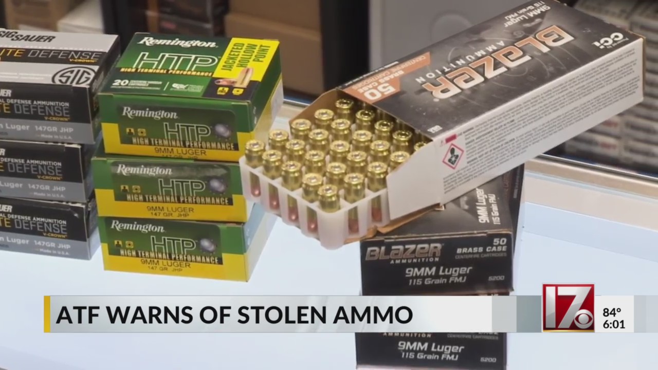 ATF ammo theft – CBS17.com