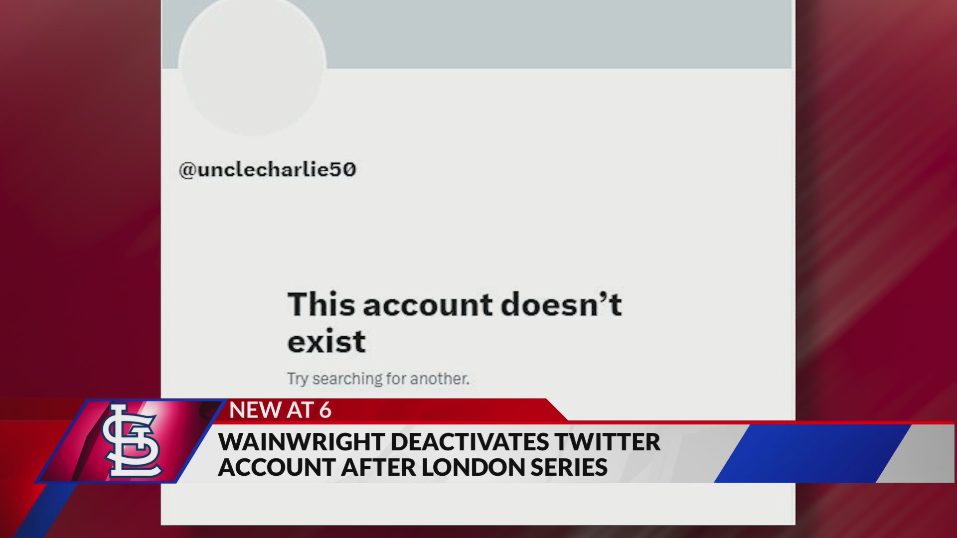 Wainwright deactivates Twitter account after start in London – FOX 2