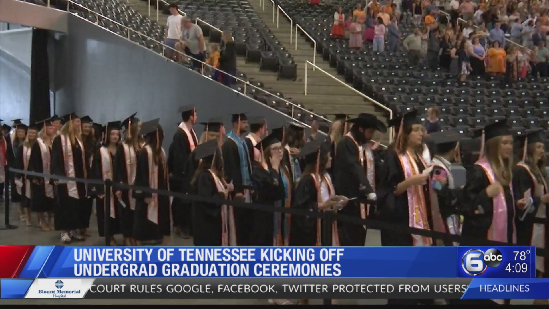 University of Tennessee kicking off undergrad graduation ceremonies ...