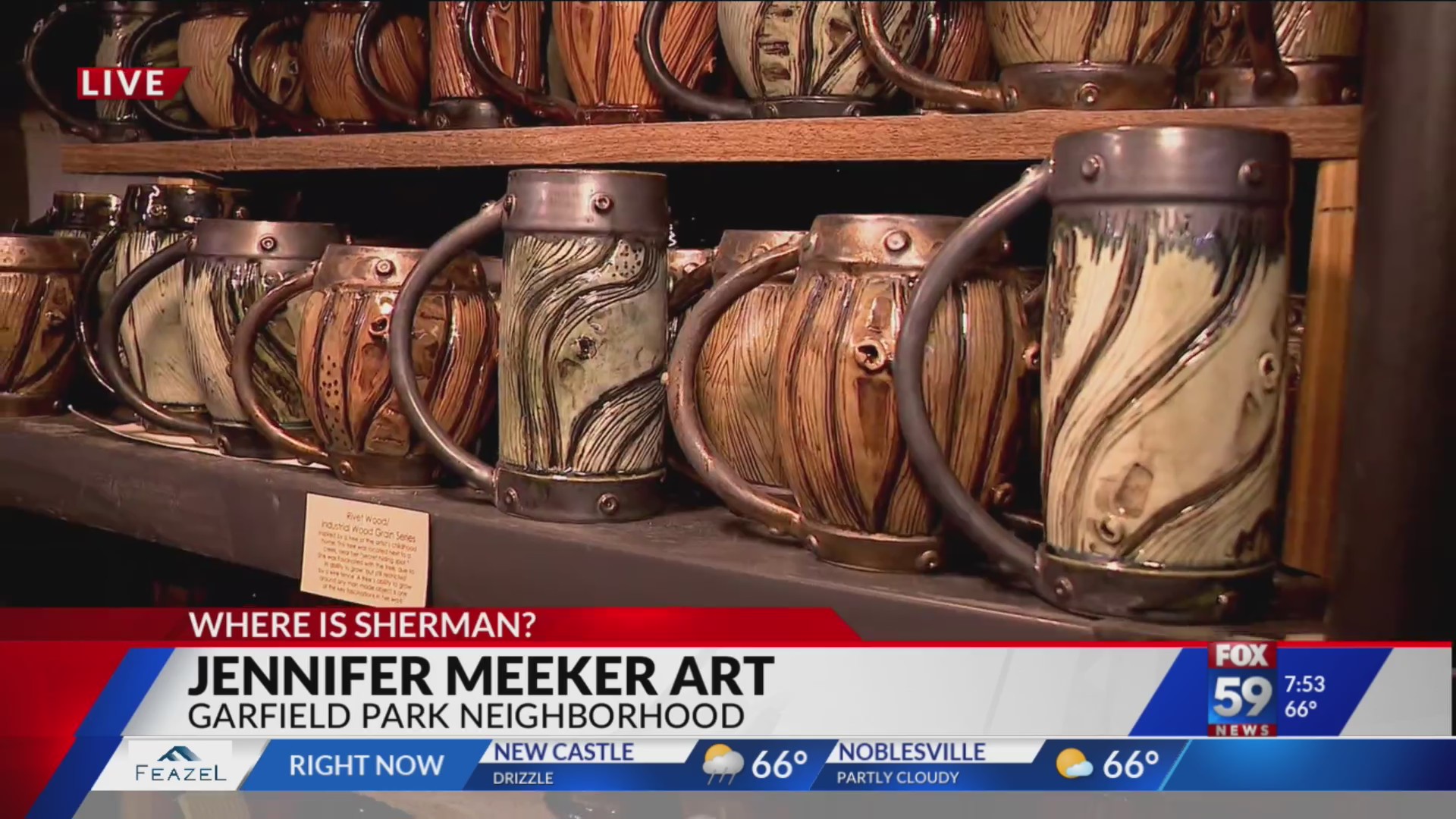 Where is Sherman: Jennifer Meeker Art – Fox 59