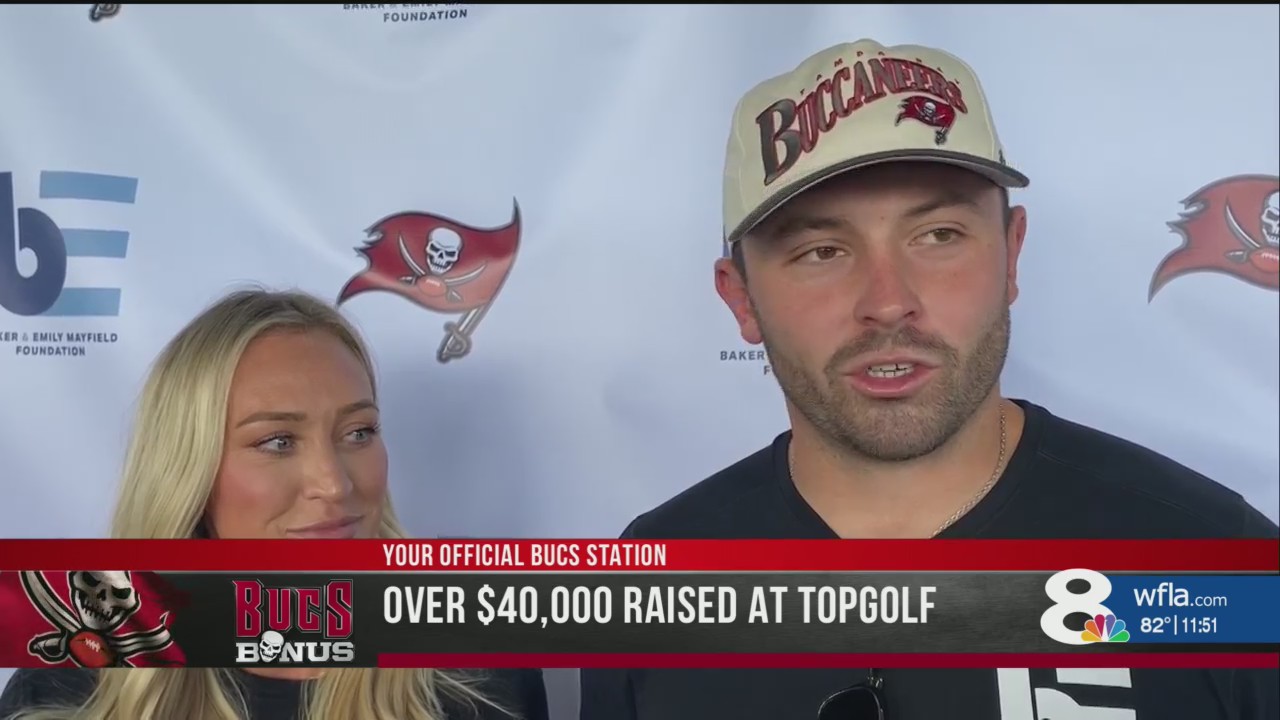 Baker Mayfield hosts foundation event at Top Golf – WFLA