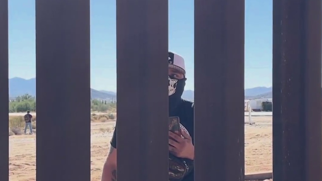 Smugglers cut through border wall with power tools, taunt NewsNation ...