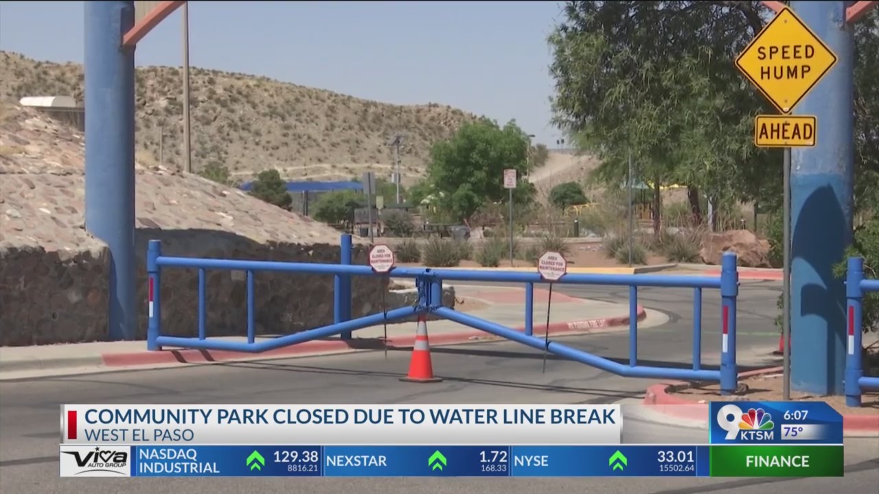 Westside Community Park Shut Down Due To Water Irrigation System Ktsm