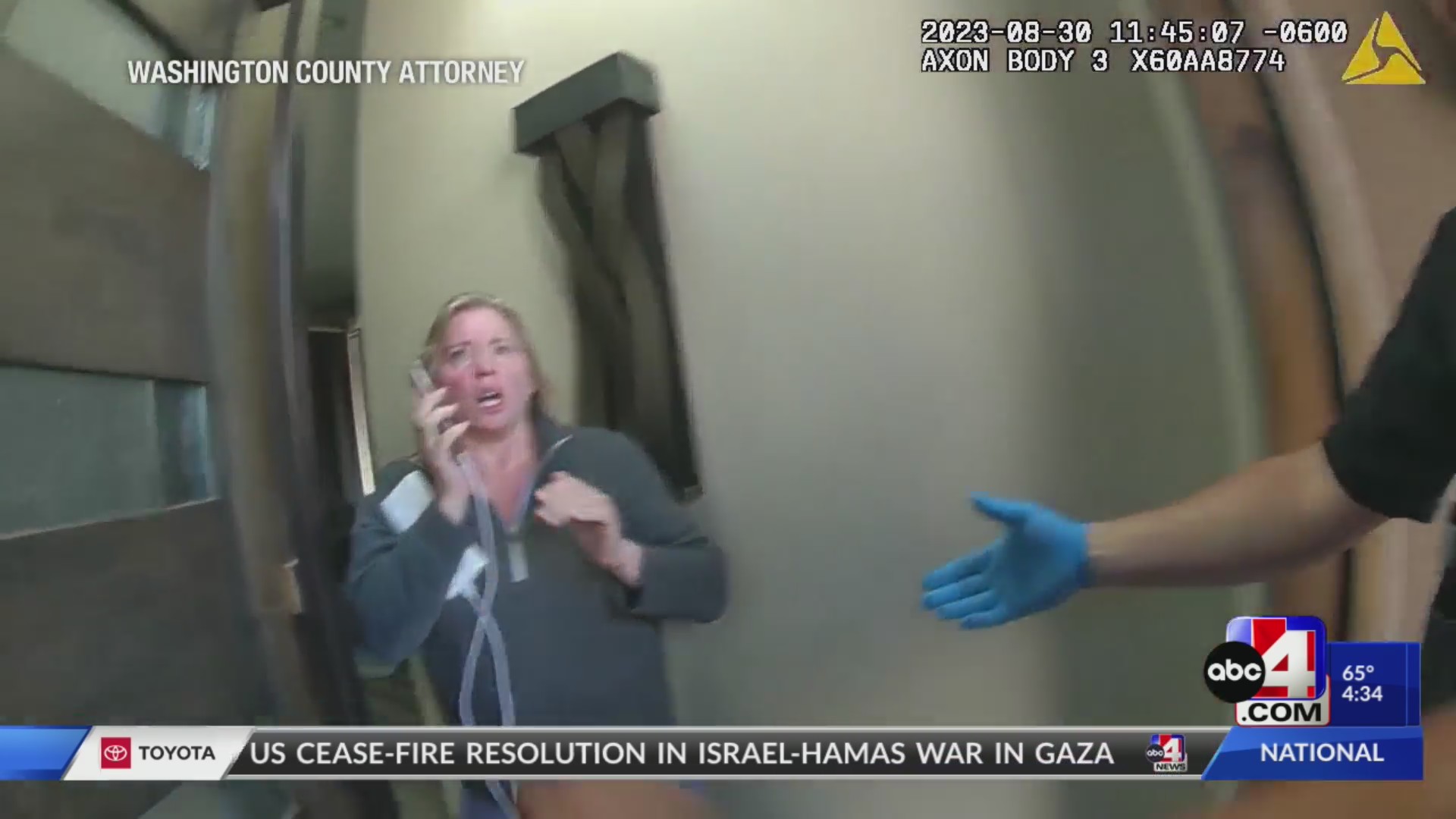 WATCH: Jodi Hildebrandt gets arrested at her Utah mansion – ABC4 Utah