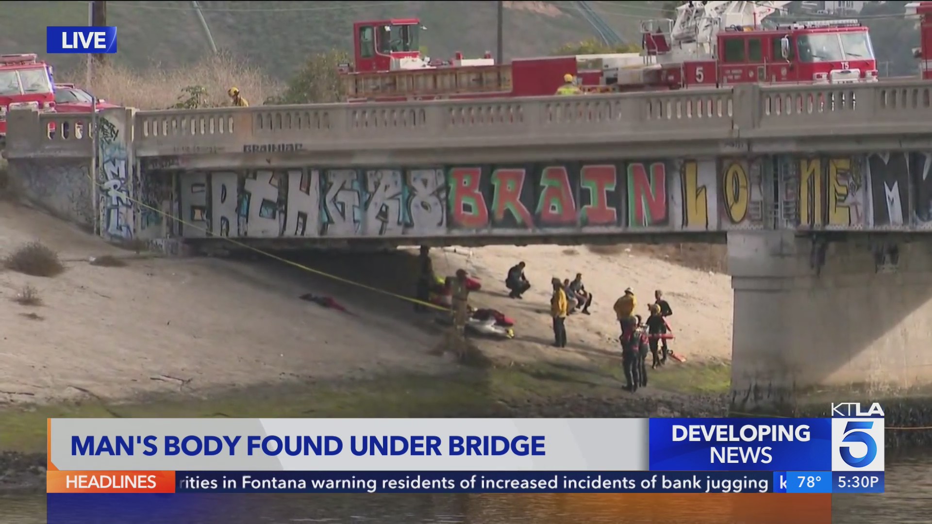 Human remains discovered underneath Playa del Rey bridge – KTLA