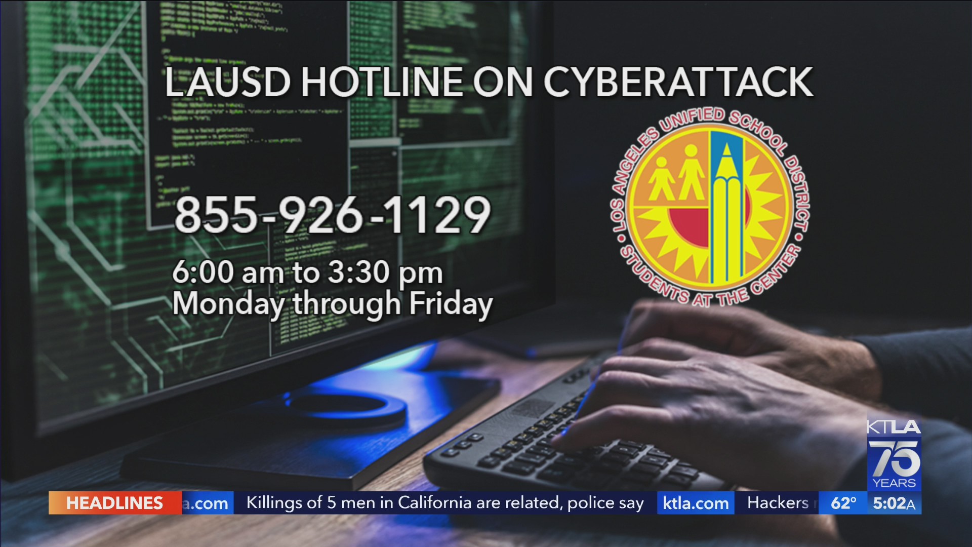 Hackers release stolen LAUSD data ahead of ransom deadline – KTLA