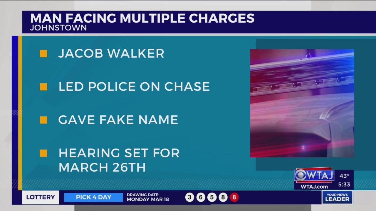 PD: Johnstown man led police on chase, claimed to be local teacher ...