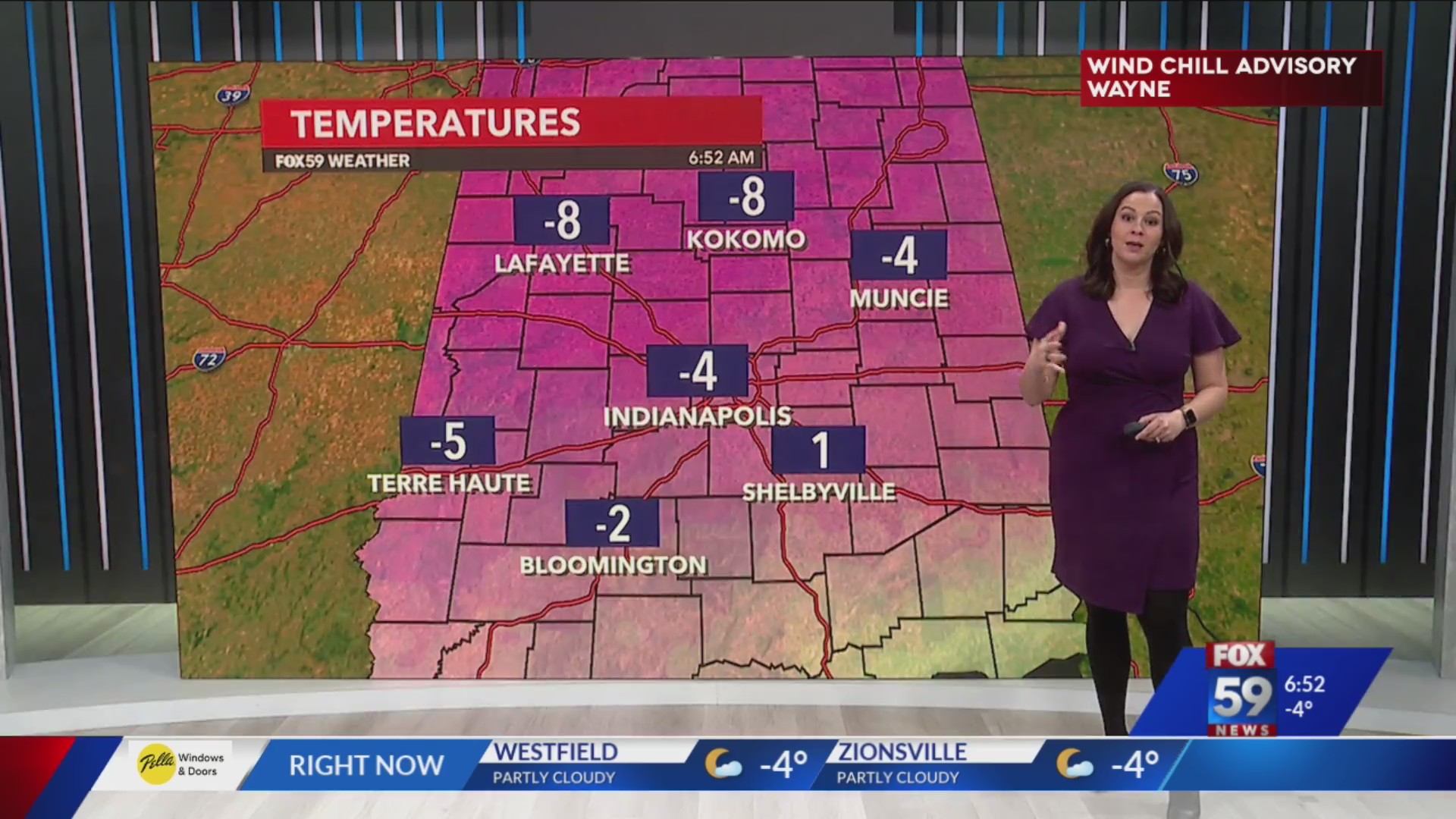 Tracking sub-zero temperatures this morning; light snow moves in ...