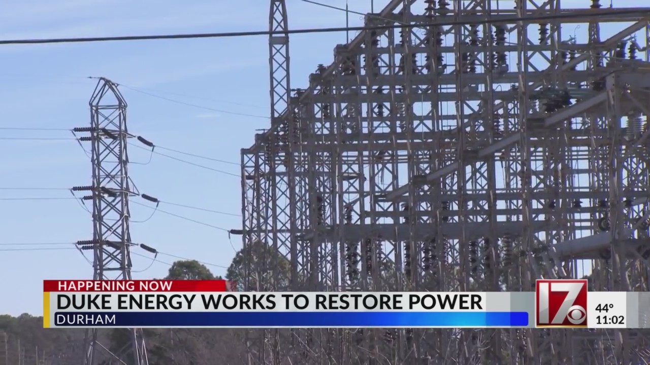 Duke Energy crews working to restore power in Durham – CBS17.com