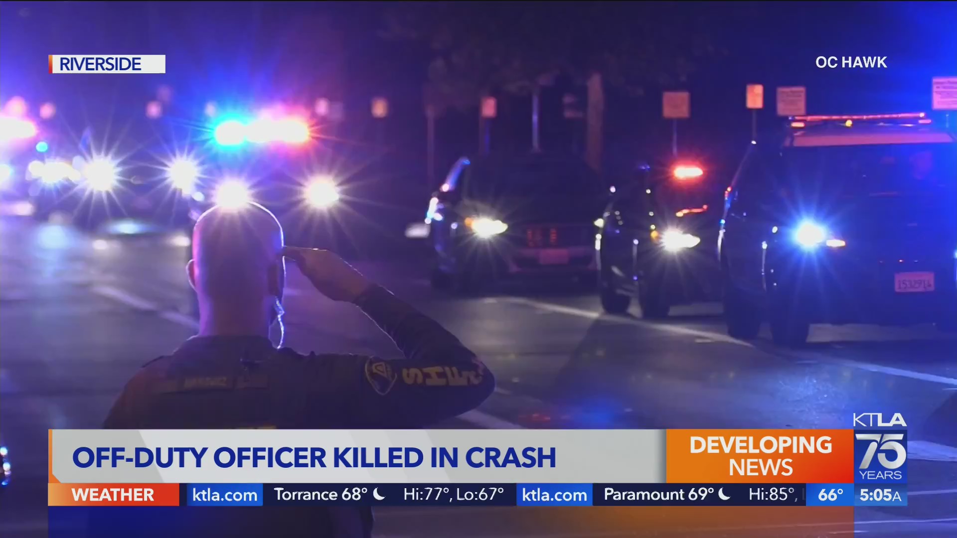 Off-duty Riverside police officer killed in crash – KTLA