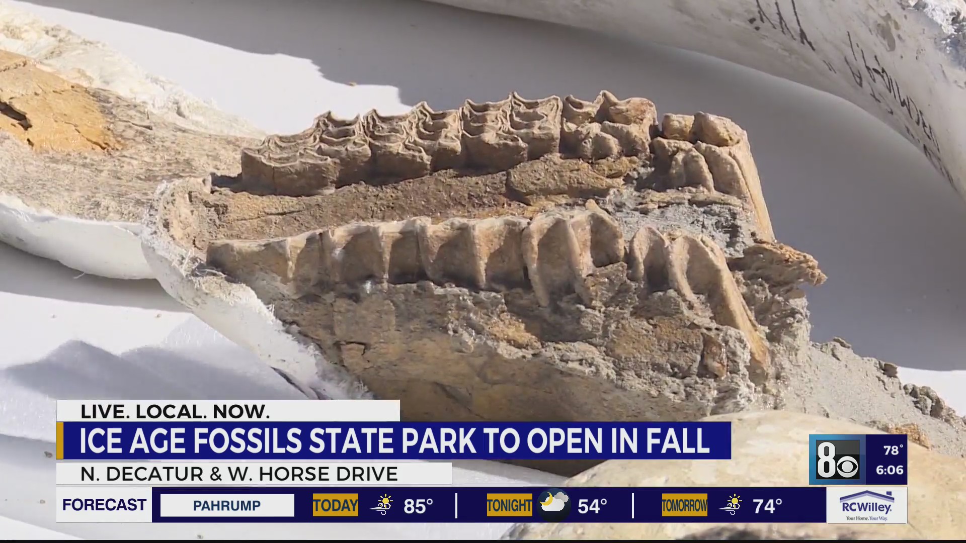Ice Age Fossils State Park getting $3.5M grant for outdoor facilities – KLAS
