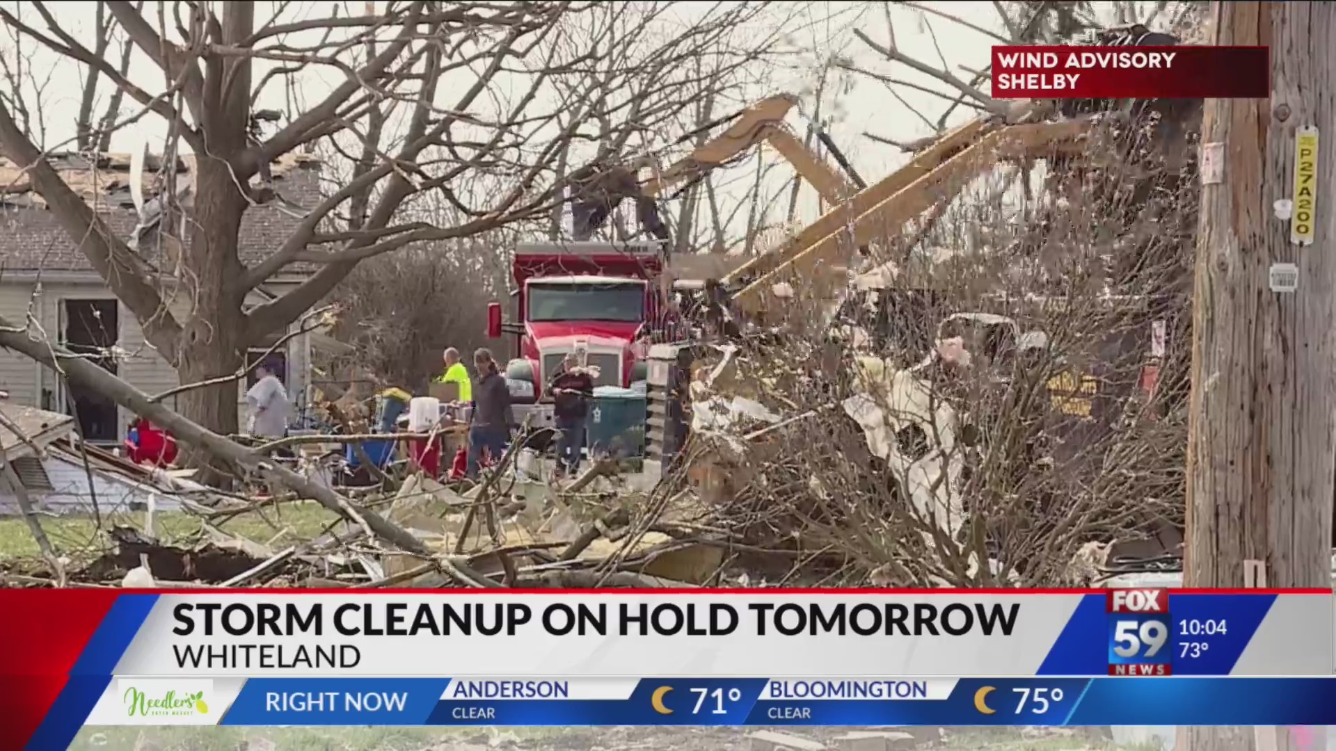 Tornado victims preparing for more storms as cleanup in Whiteland gets ...