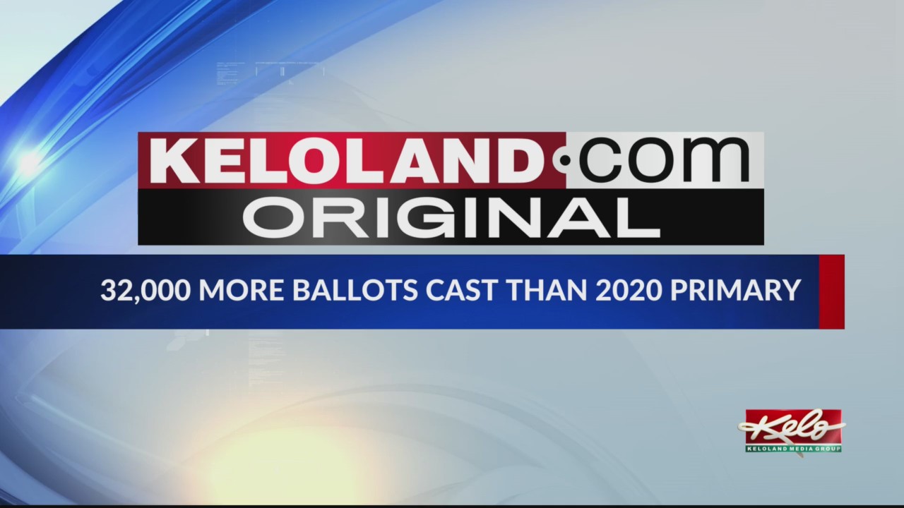 32,000 more ballots cast than 2020 primary – KELOLAND.com