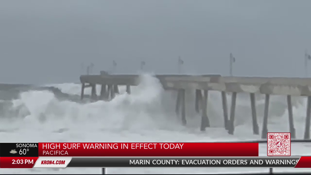 High surf warning in effect at Pacifica – KRON4
