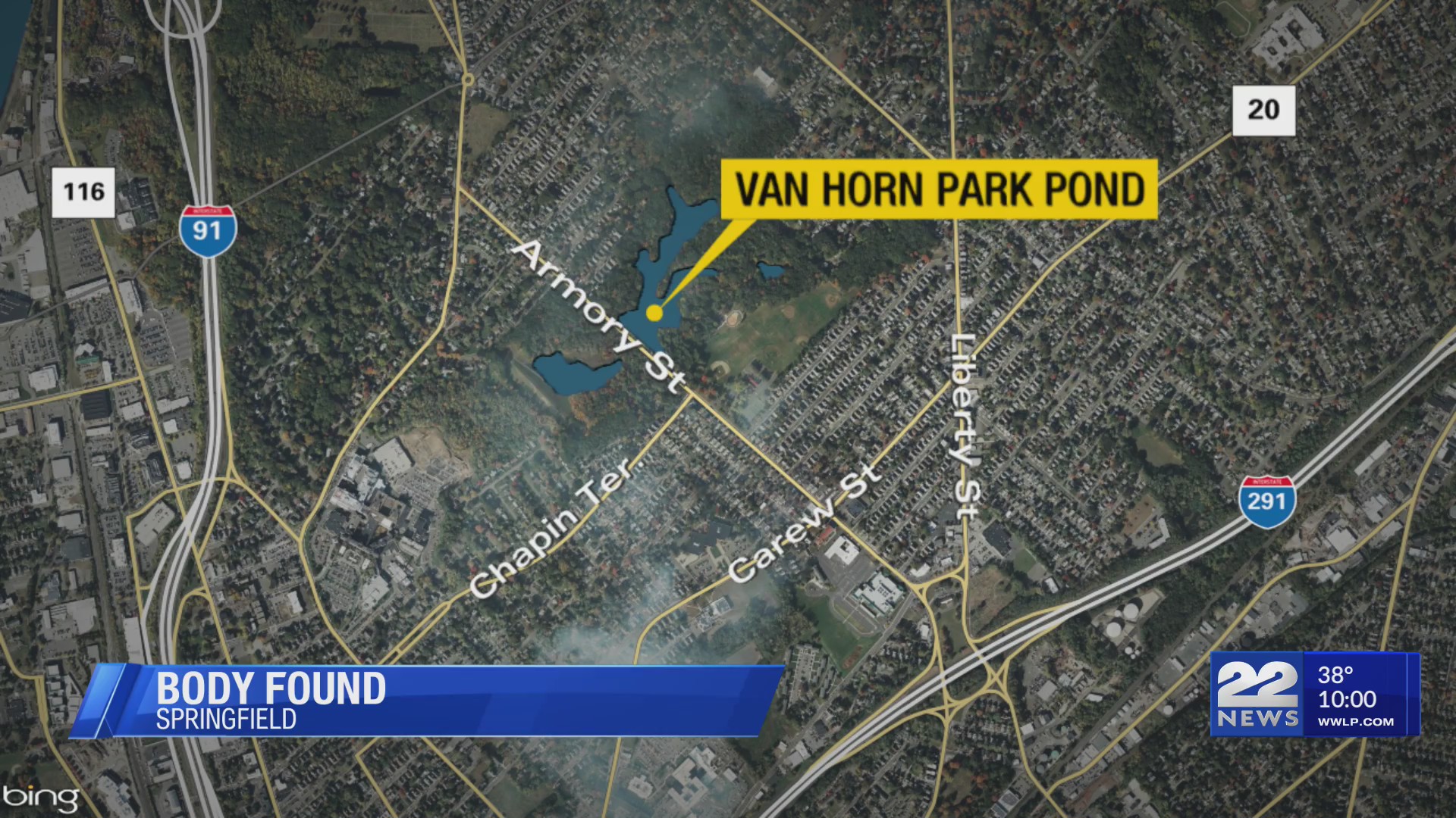 Body discovered in Springfield’s Van Horn Park Pond – WWLP