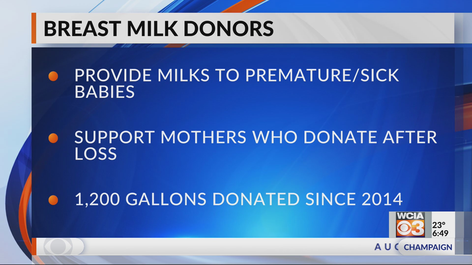 CUPHD promotes its milk donor services – WCIA.com