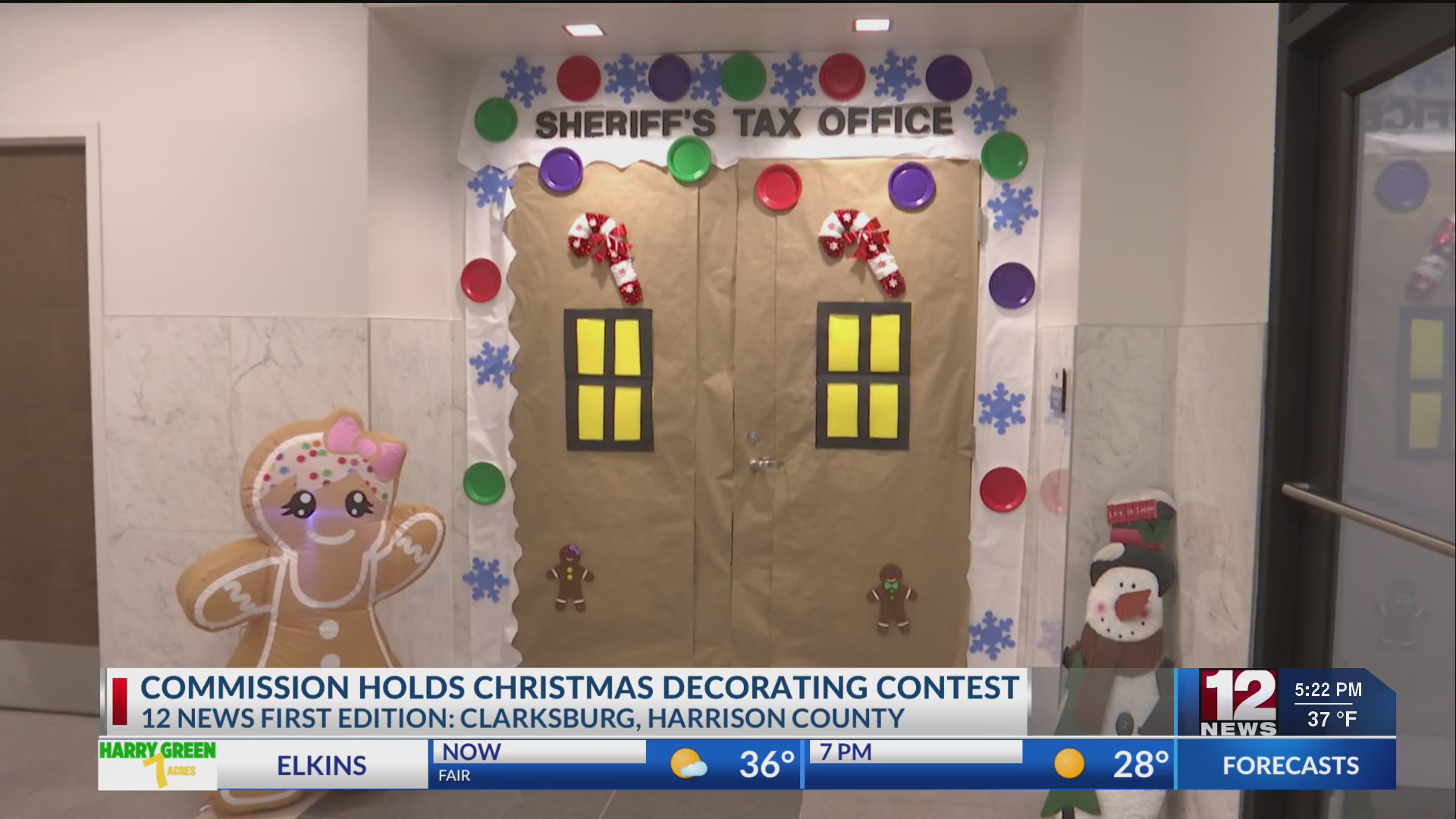 Harrison County Commission holds Christmas decorating contest – WBOY.com