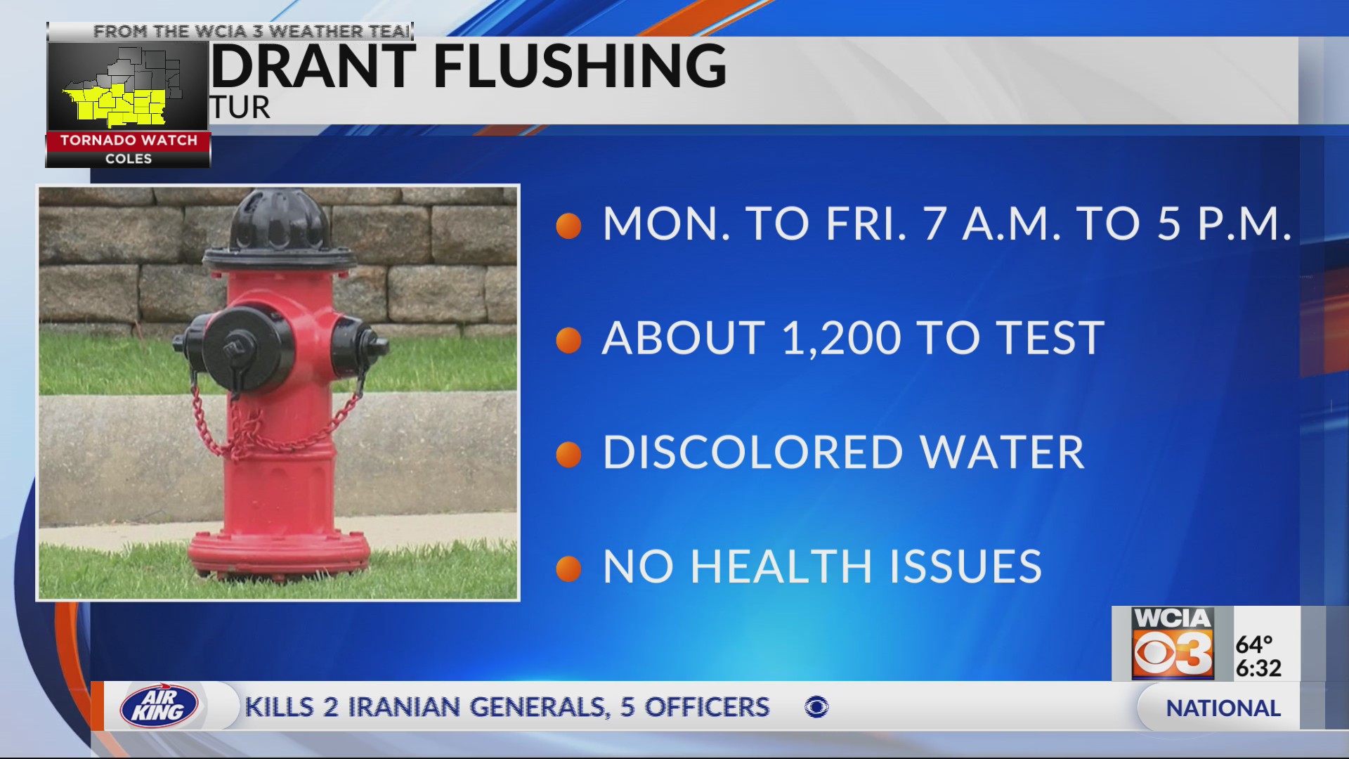 Decatur Fire Dept. flushing hydrants throughout April – WCIA.com