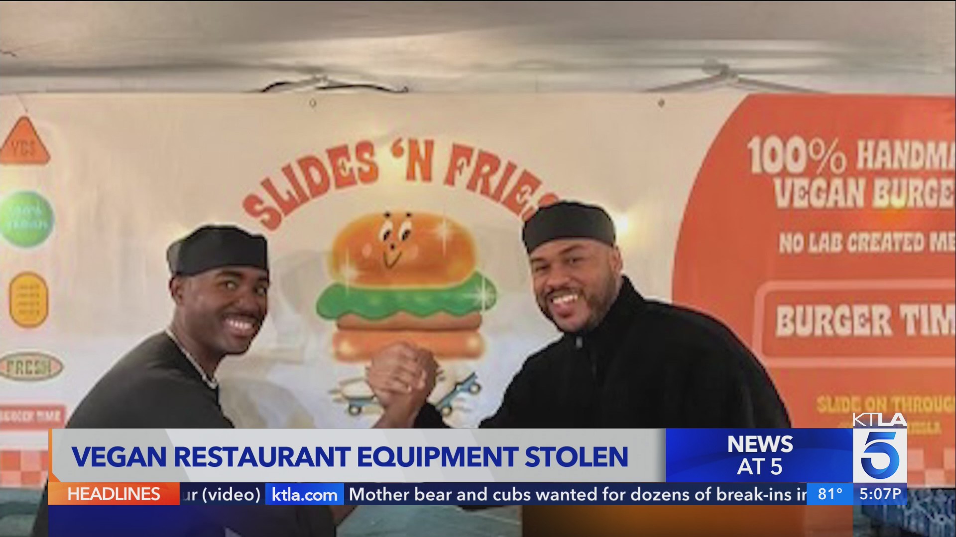 L.A. vegan burger restaurant devastated, thieves escape with all ...