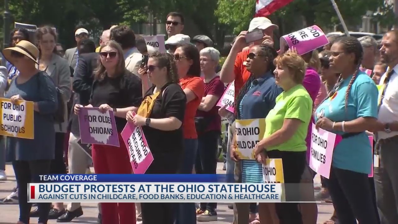 Budget protests held at the Ohio Statehouse – NBC4 WCMH-TV