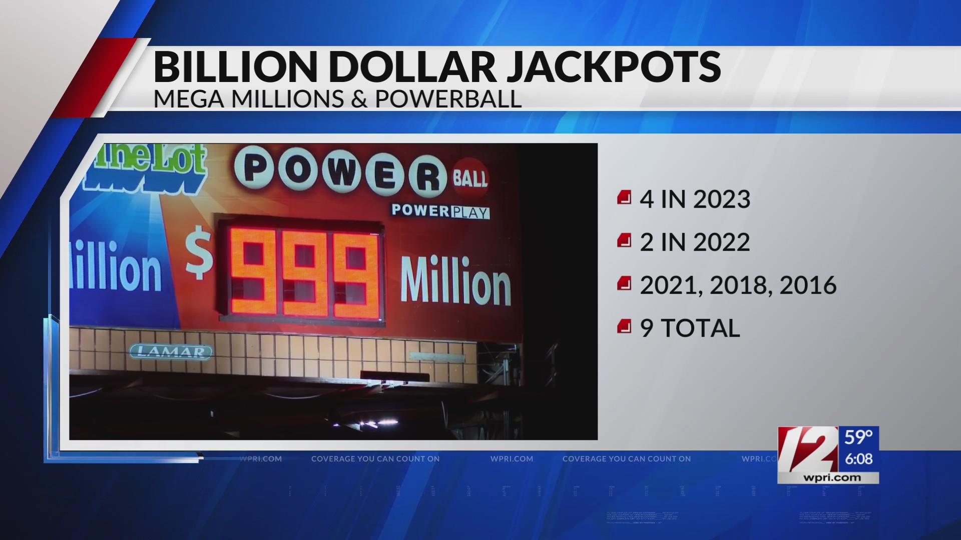 Powerball jackpot rises to $1.04 billion after another drawing without ...