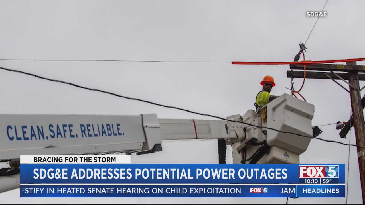 SDG&E Addresses Potential Power Outages – FOX 5 San Diego & KUSI News