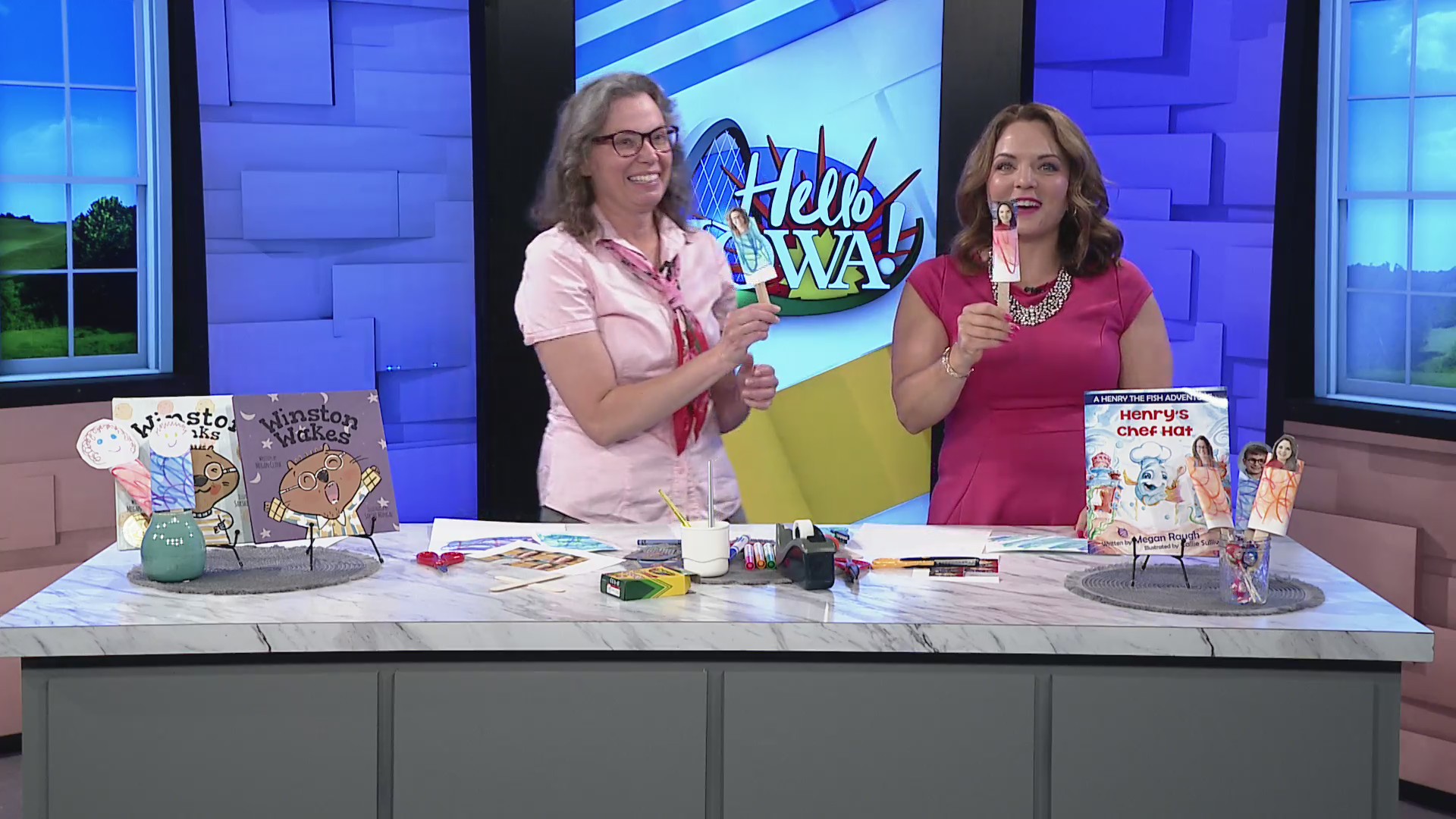 Making marvelous Megan puppets – who13.com