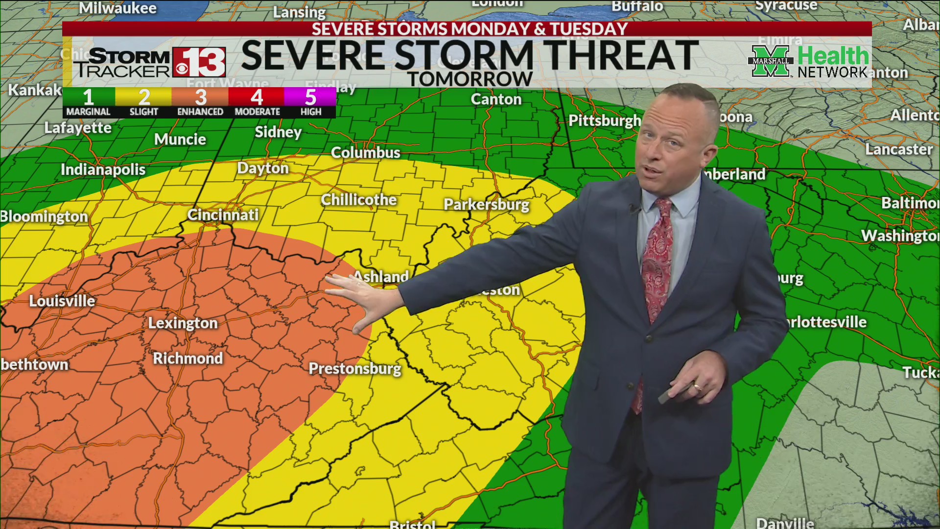 Severe weather possible Monday & Tuesday – WOWK 13 News