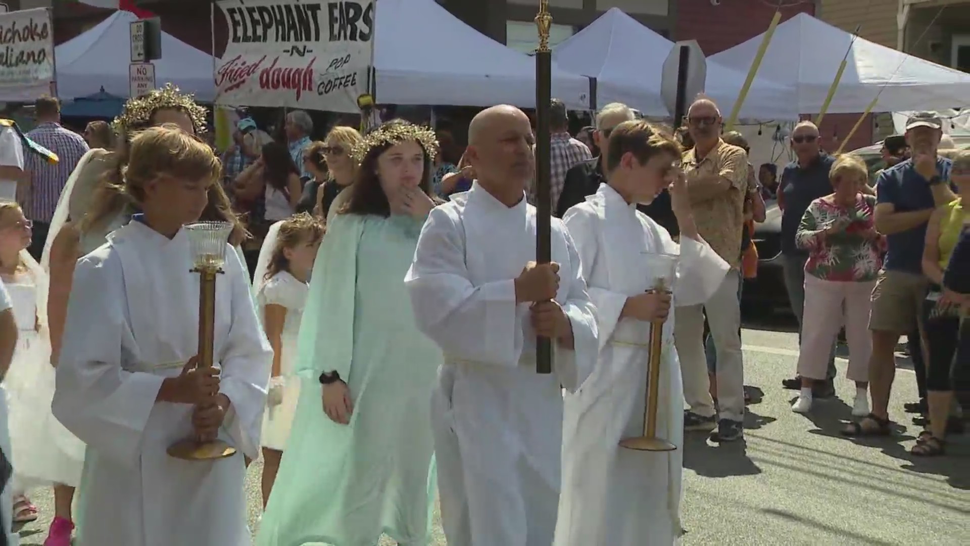 2022-08-15 Feast of the Assumption procession – Fox 8 Cleveland WJW