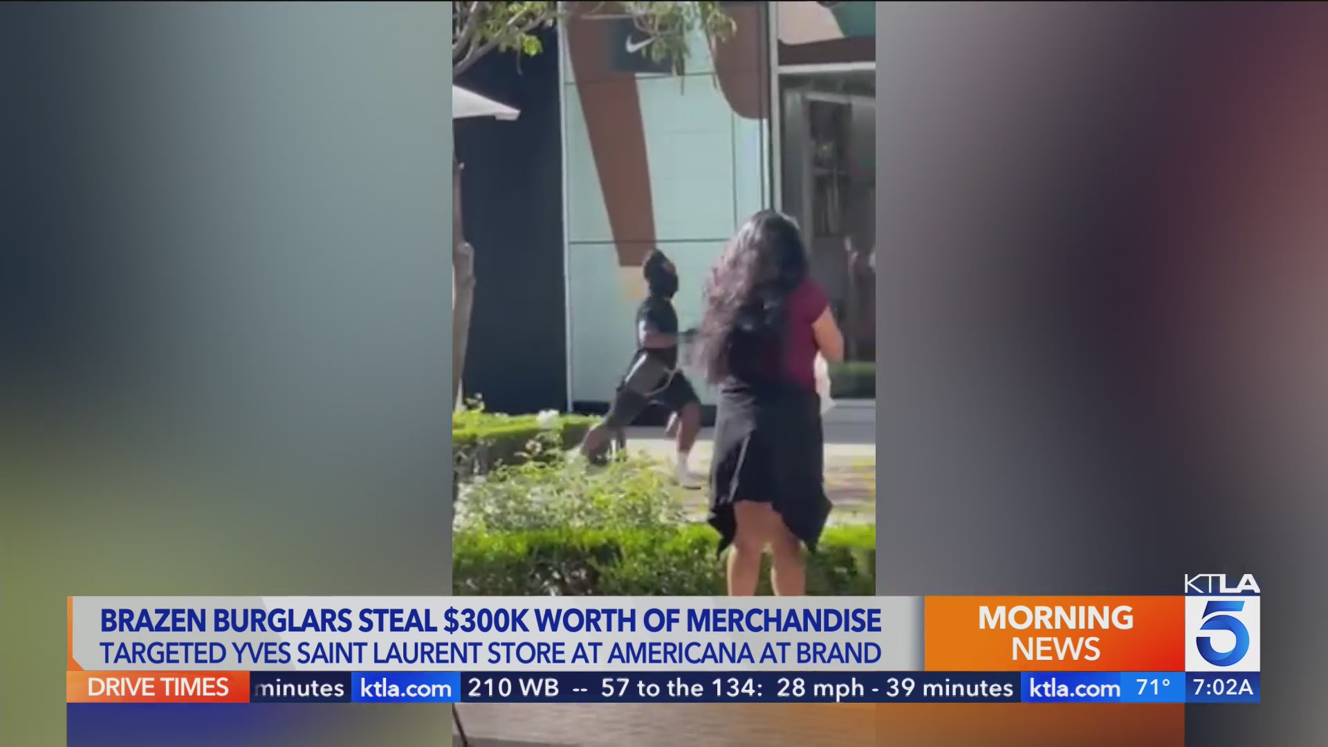Thieves ransack Yves Saint Laurent store at Americana at Brand – KTLA