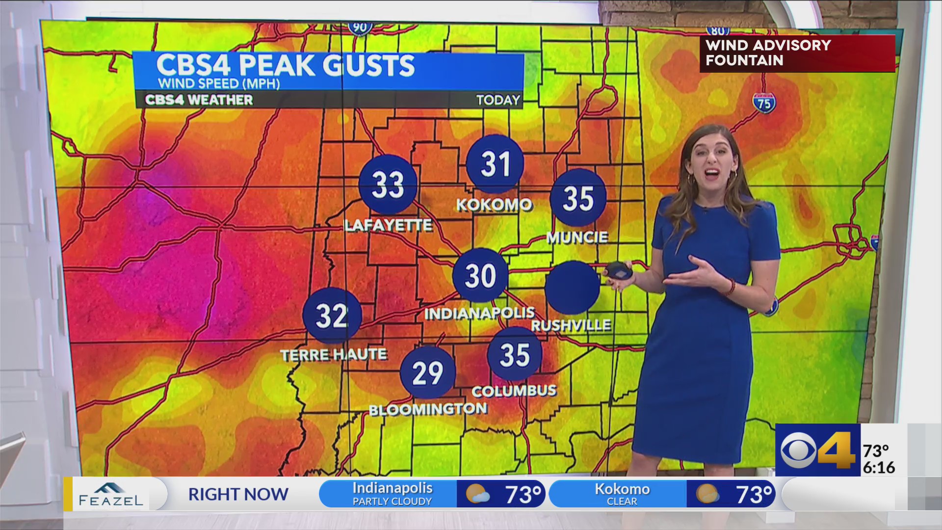 Severe weather threat and wind advisory for Indiana Saturday – WTTV ...
