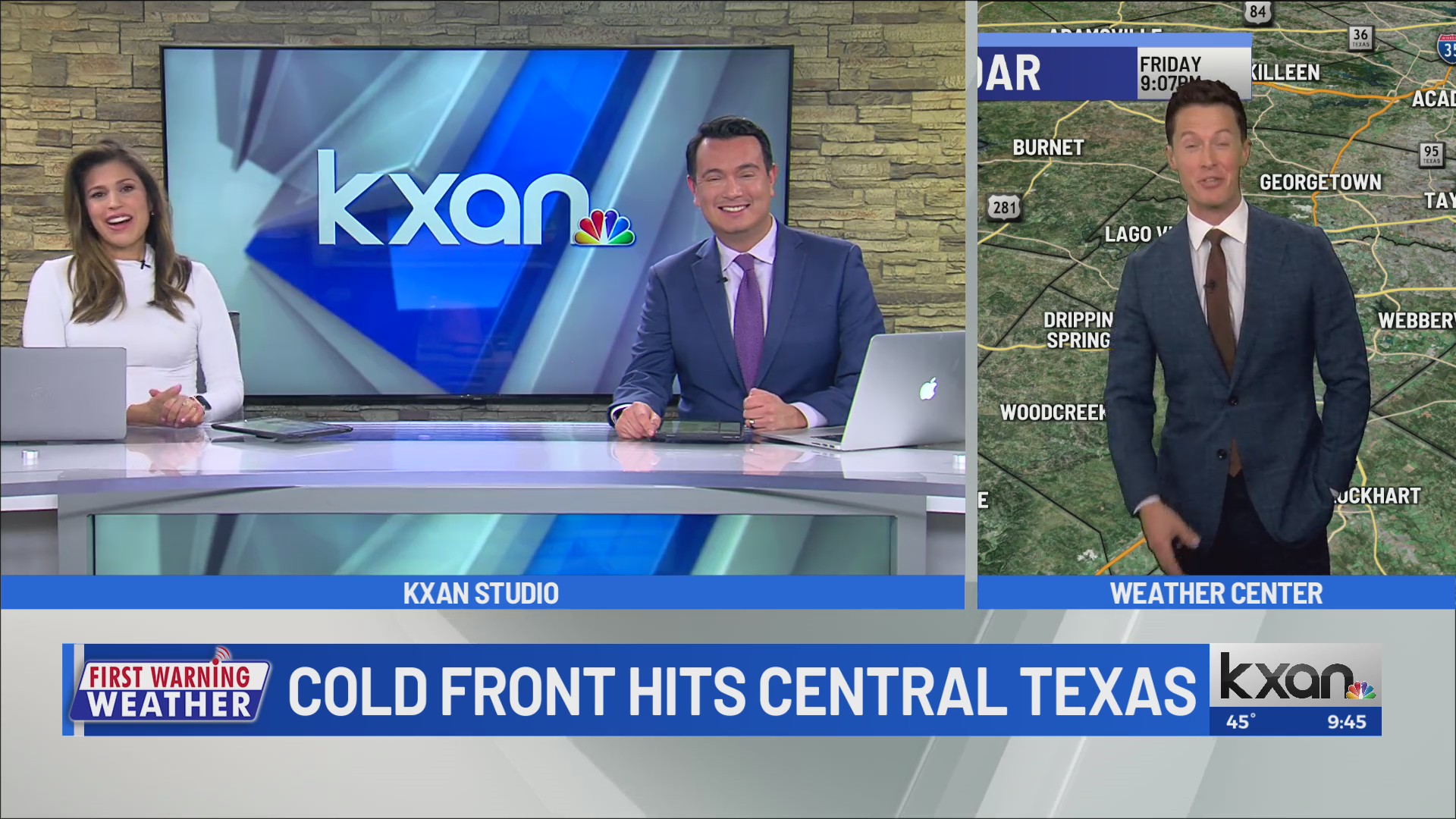 Friday overnight First Warning Forecast – KXAN Austin