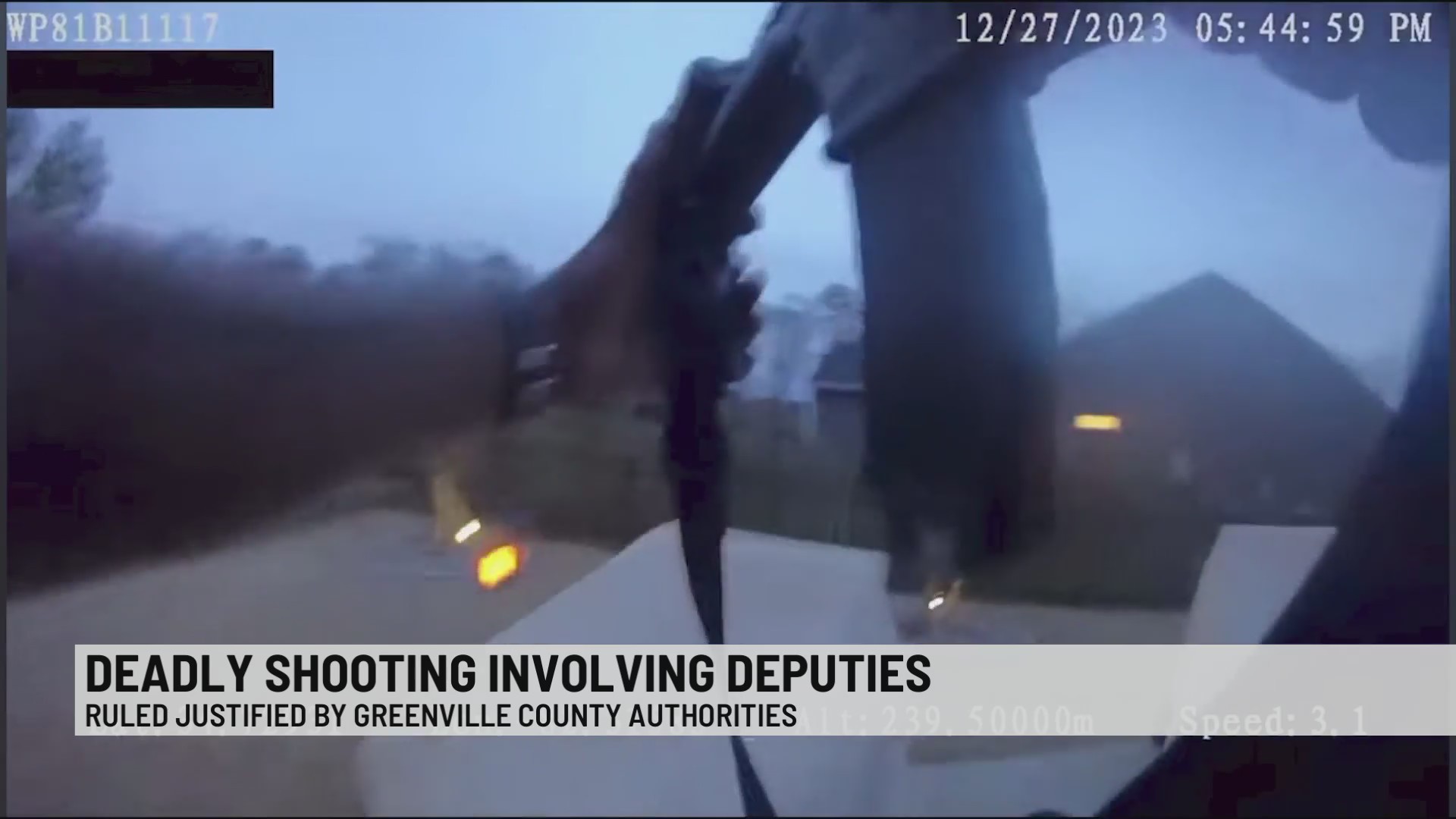 Sheriff December Deputy Involved Shooting Justified In Greenville Co