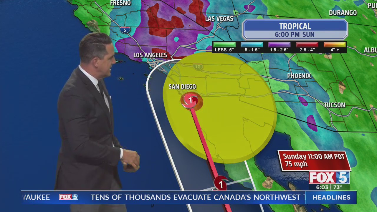 Tracking Hilary – FOX 5 San Diego & KUSI News