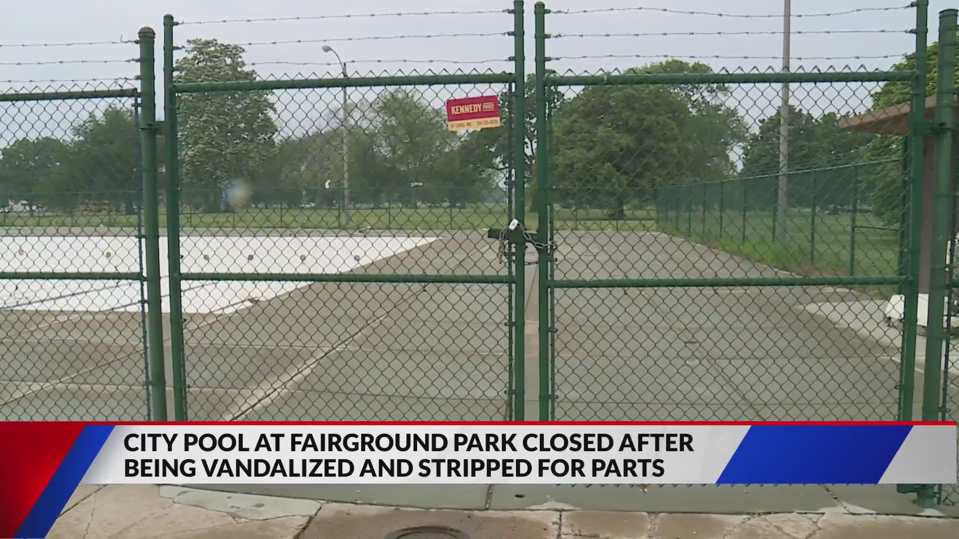 Fairground Park pool vandalized, won’t open before Memorial Day – FOX 2