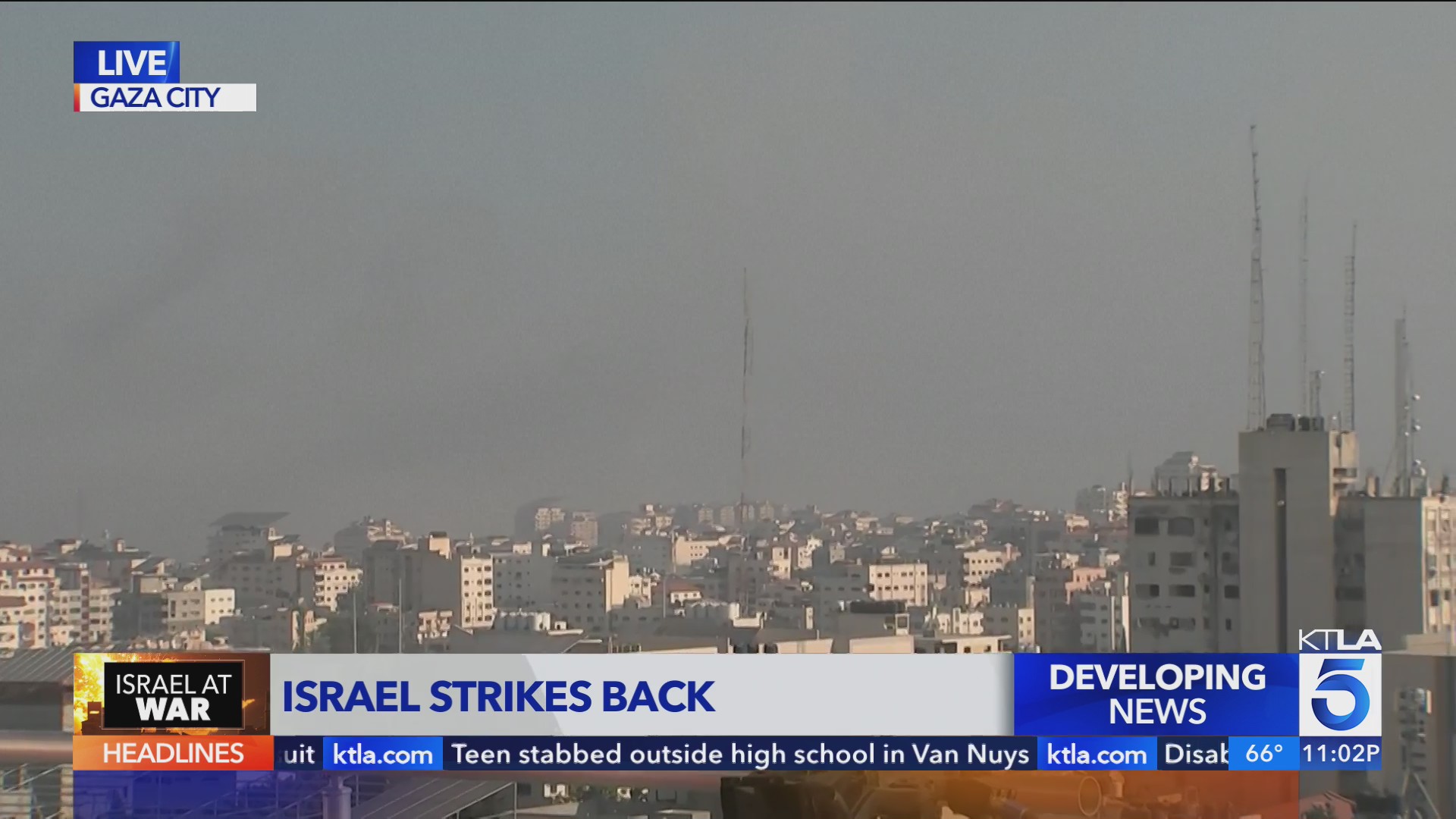 Israel forms unity government as they strike to devastate Gaza – KTLA