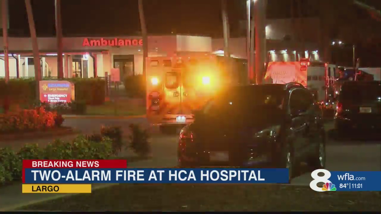 Largo Fire Rescue responds to fire at HCA Largo Hospital – WFLA