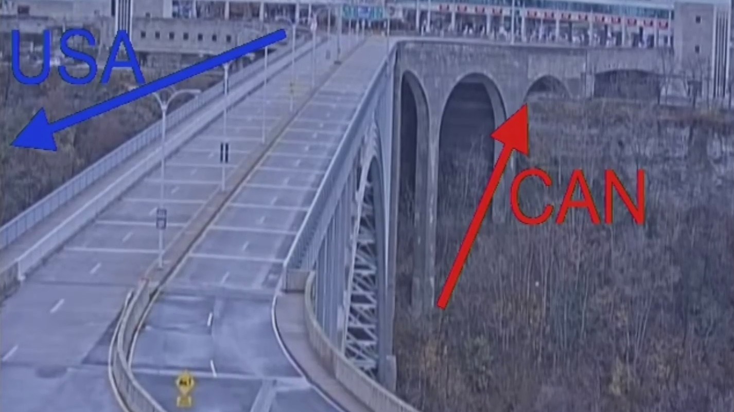 Border crossing closed after vehicle explosion on bridge connecting New ...