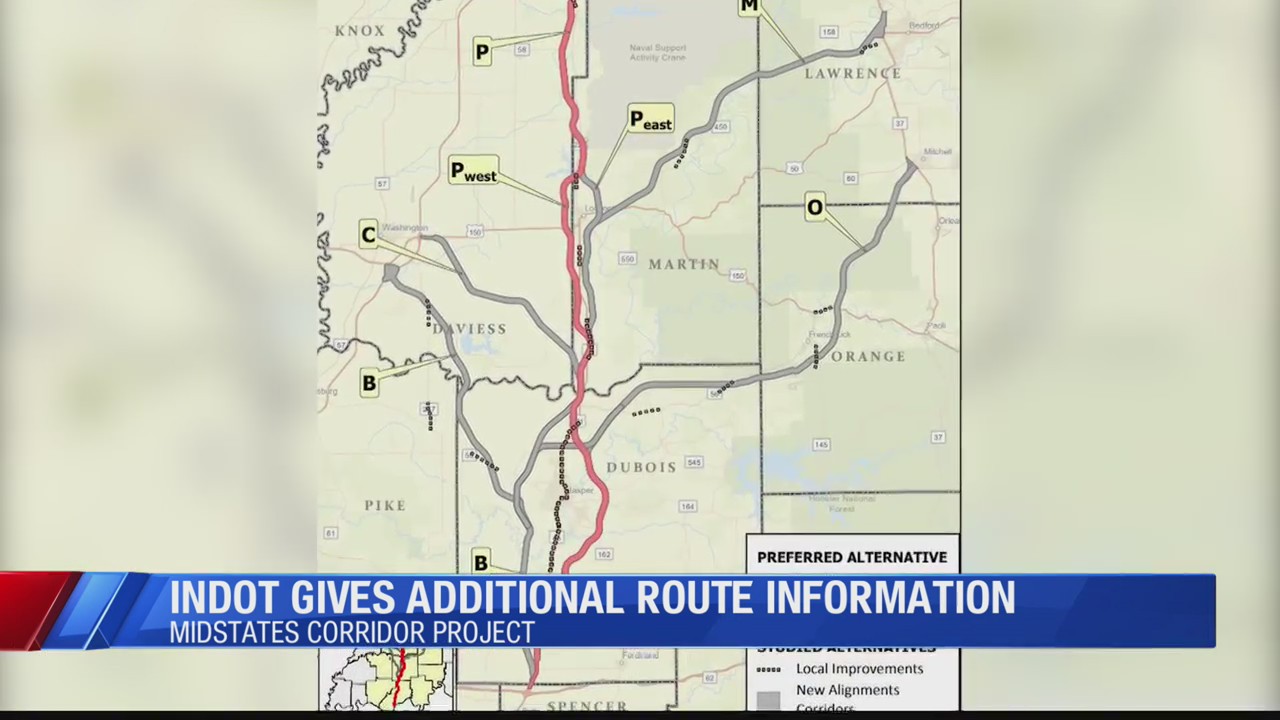 INDOT releases additional Mid-States Corridor route information ...