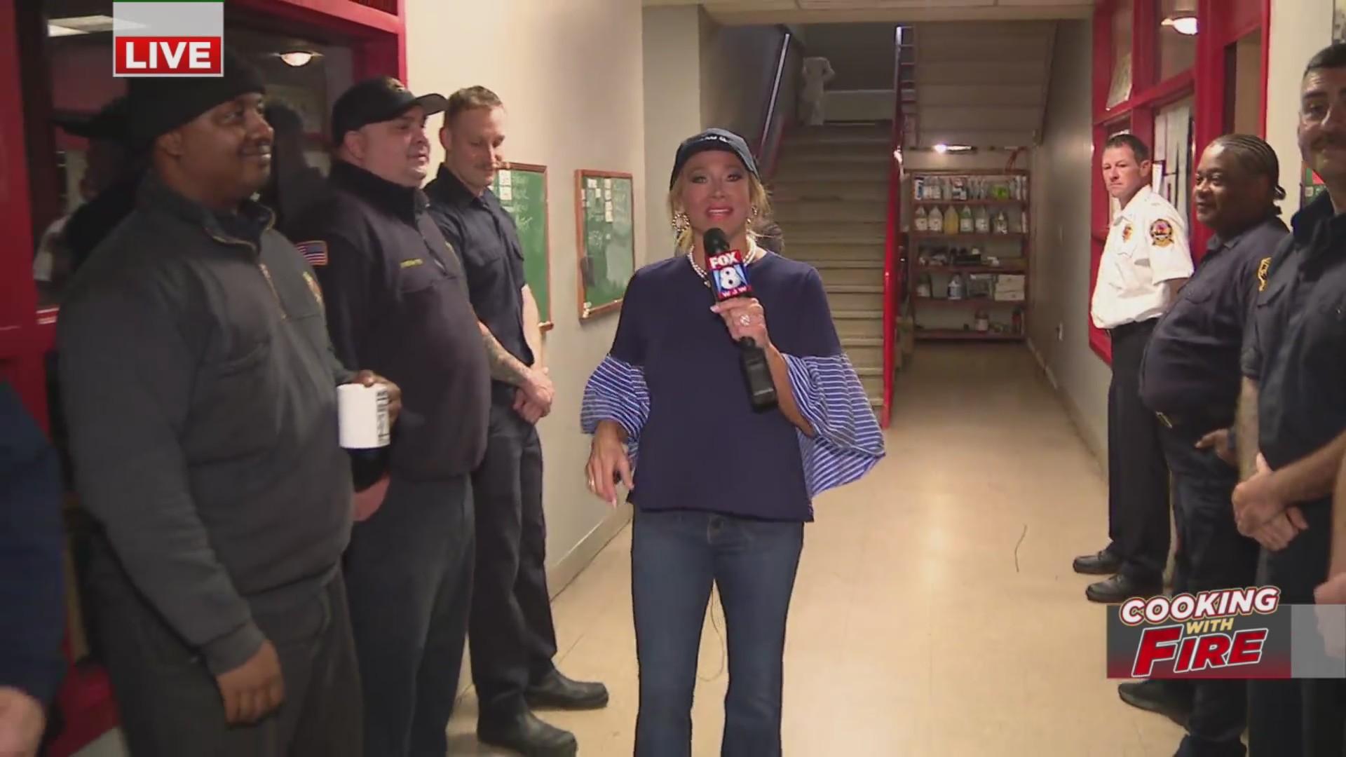 Cooking with Fire: FOX 8’s Stefani Schaefer visits Cleveland Fire ...