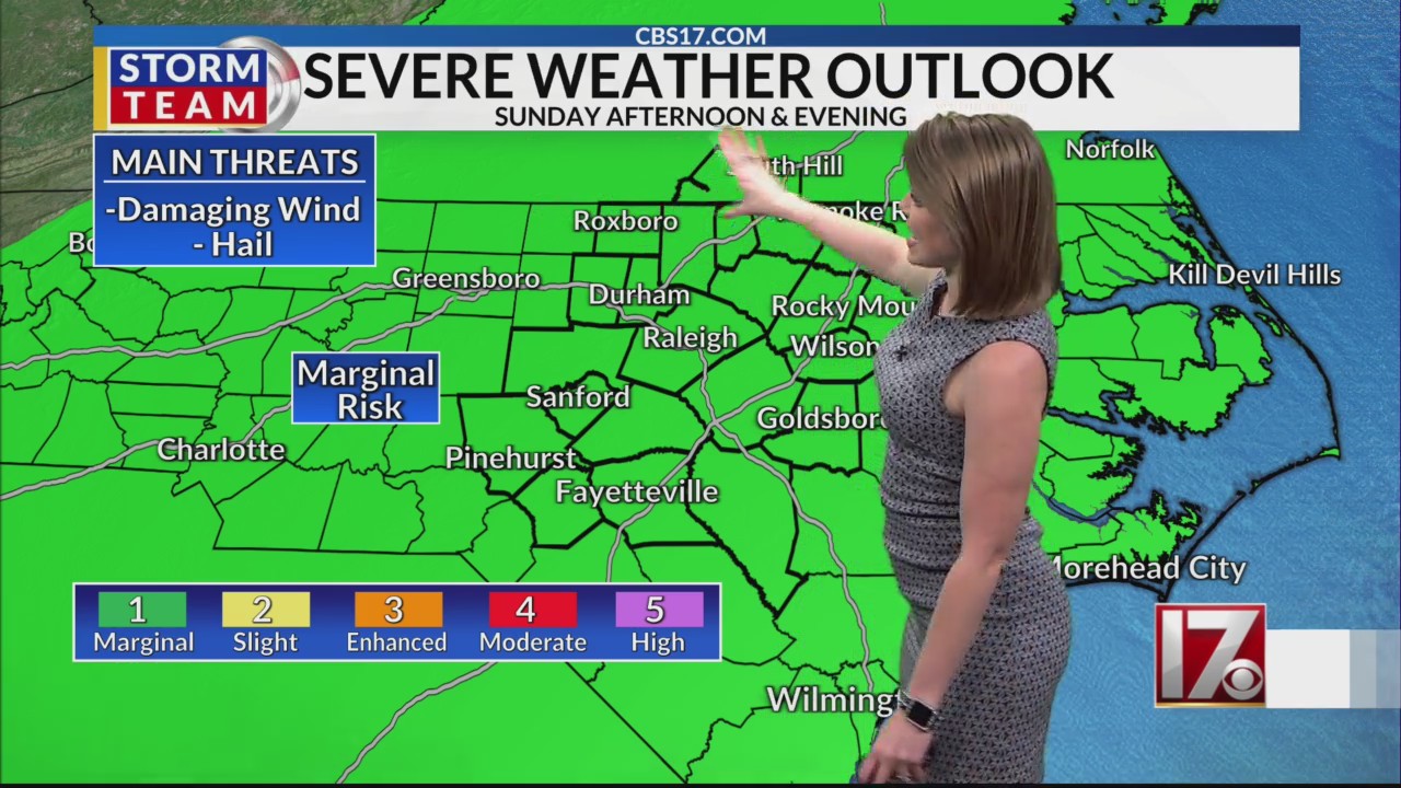 Rachel Duensing’s Sunday weather forecast – CBS17.com