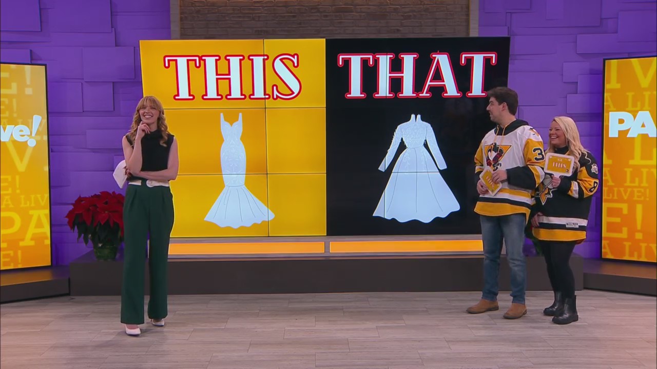 Rachel plays the newlywed game with couple who got engaged at WBS Pens ...